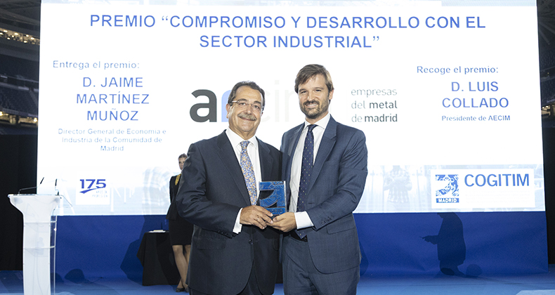Luis Collado recibe el Premio “Compromiso y Desarrollo con el Sector ...